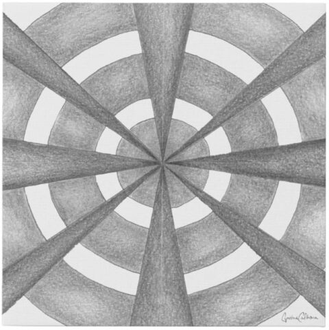 Tao te Ching "Emptiness" Mandala Canvas Print - Intuitive and Spiritual